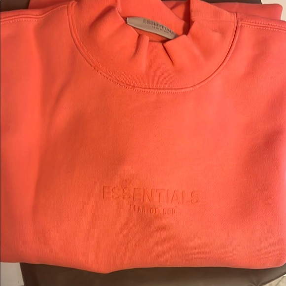 Essentials | Sweaters | New Essentials Pink Crewneck Sweater With ...